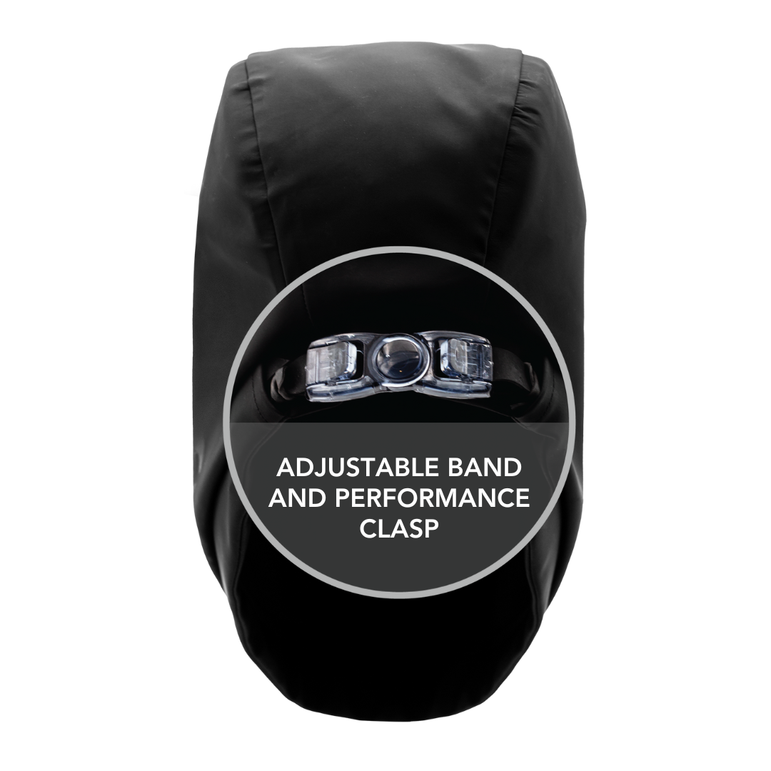 Hairbrella Satin-Lined Waterproof, Adjustable Swim Cap
