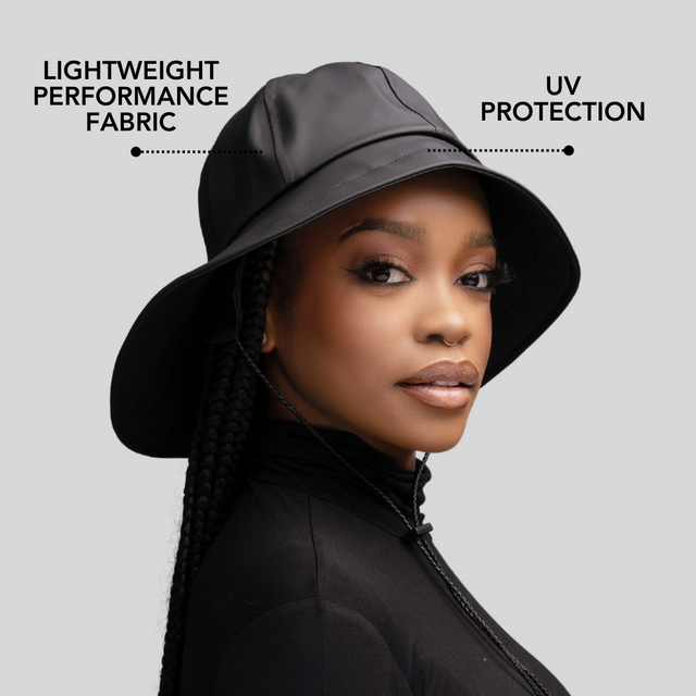 Satin-Lined, Waterproof Sou'wester Rain Hat