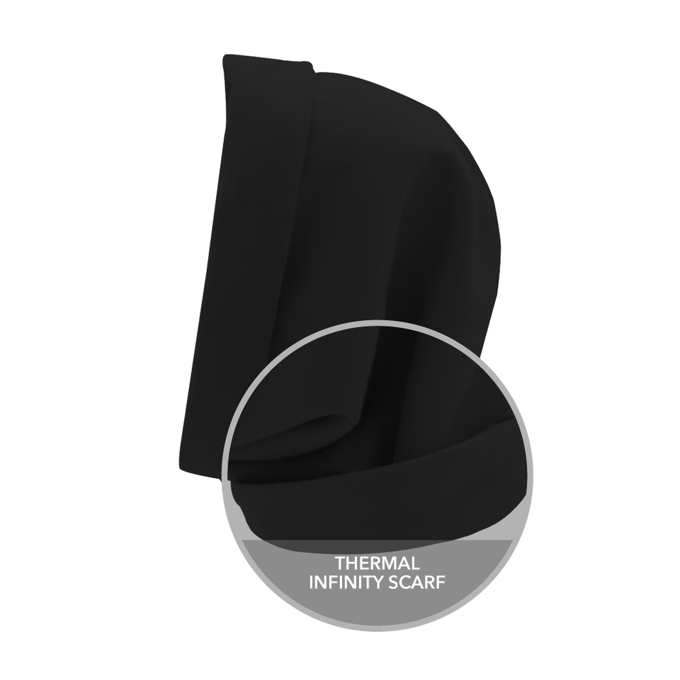 Hairbrella Satin Lined, Waterproof Infinity Rain Scarf