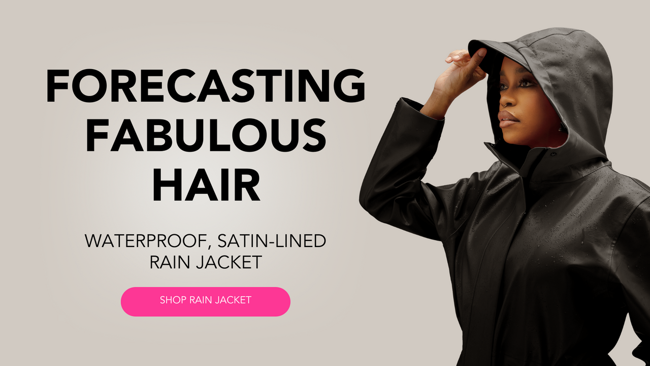 Women's Rain Hats | Waterproof Satin-Lined Cap | Rain hat | Hairbrella