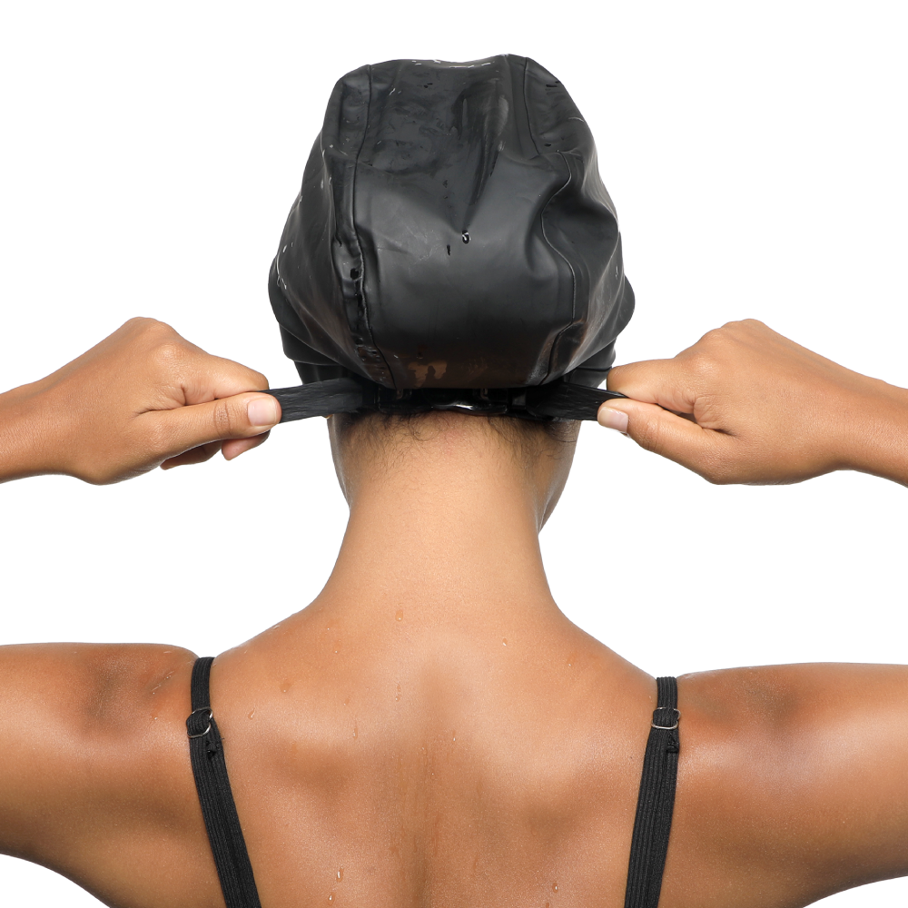 Hairbrella Satin-Lined Waterproof, Adjustable Swim Cap
