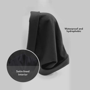 Satin Lined, Waterproof Infinity Rain Scarf