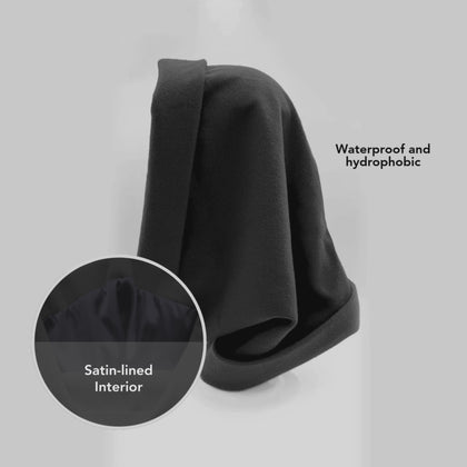 Satin Lined, Waterproof Infinity Rain Scarf