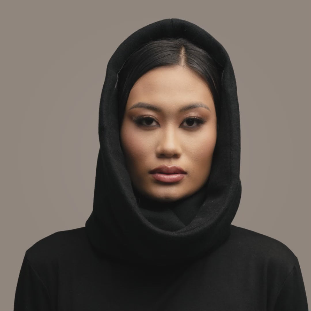 Hairbrella Satin Lined, Waterproof Infinity Rain Scarf