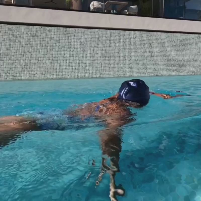 Hairbrella Satin-Lined Waterproof, Adjustable Swim Sport Cap