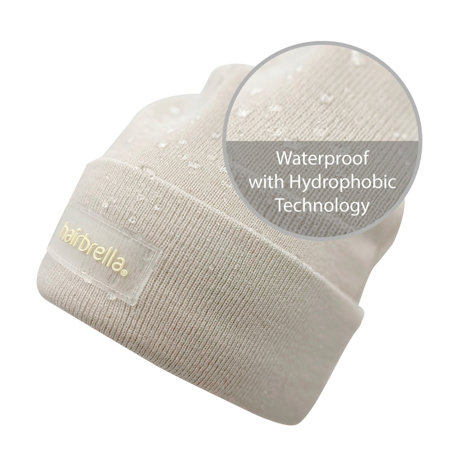 Hairbrella Classic Satin-Lined, Waterproof Beanie