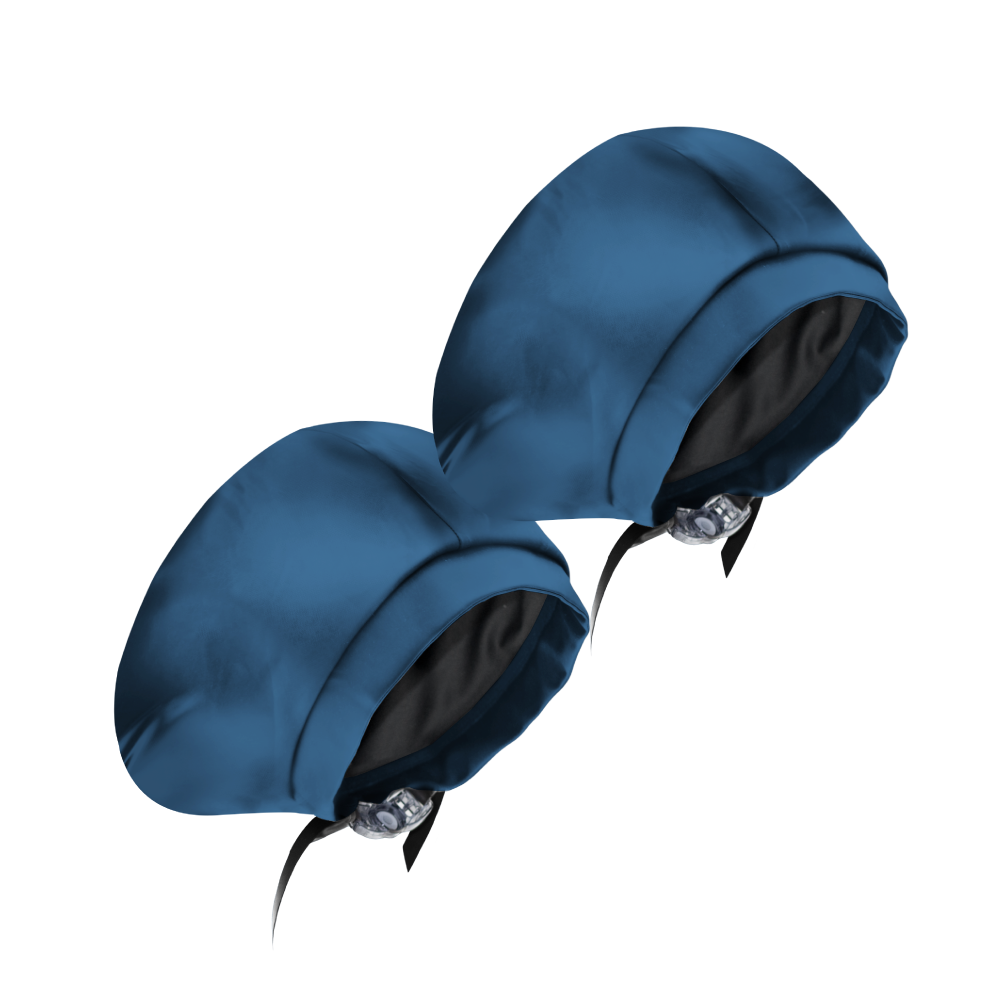 Hairbrella Satin-Lined Waterproof, Adjustable Swim Cap, Bundle (2)